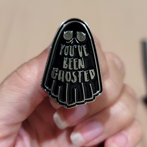 Killstar | Jewelry | Killstar Lapel Pin Ghosted Black Gothic Ghost ...